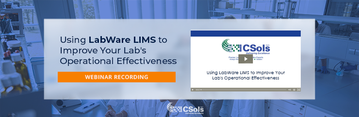 Webinar Request: Using LabWare LIMS to Improve Your Lab's Operational ...