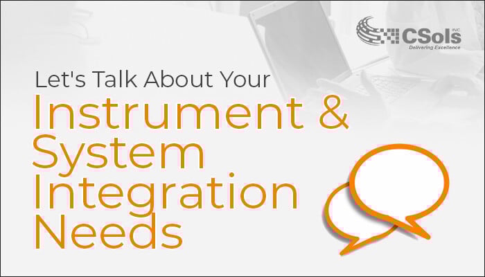 Let's Talk About Instrument and System Integration