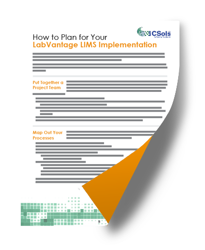How to Plan for Your LabVantage LIMS Implementation CTA